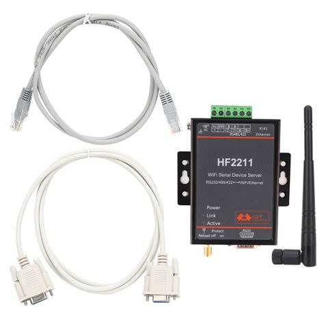 Serveur Série Hf2211 Rs232 485 422 Vers Wifi Ethernet Dtu Communication Réseau 5 36vdc Leroy