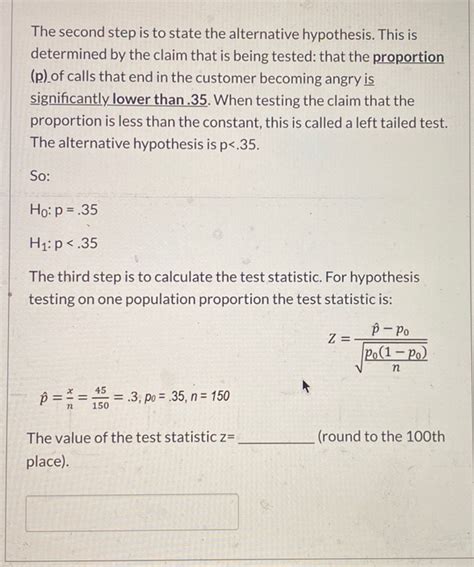 Solved Hypothesis Testing For One Population Proportion P Chegg