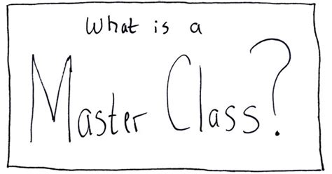 What Is A Master Class Crescendo Music Loft What Is A Master Class Crescendo Music Loft