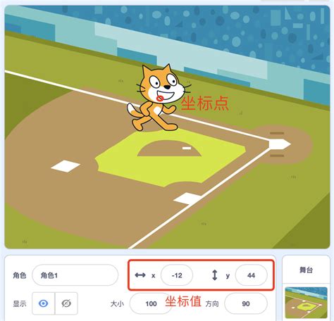 初级篇——认识角色的坐标值 Scratch 3 学习手册