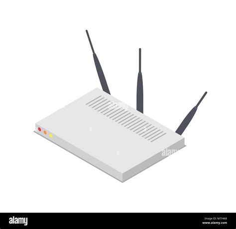 Wifi Router Isometric 3d Icon Stock Vector Image And Art Alamy