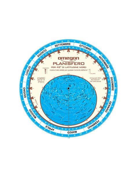 Omegon Star Chart Planisphere