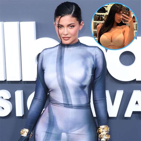 Kylie Jenner Rocks Bangs Pushup Bra In Sexy Underwear Photo Life And Style