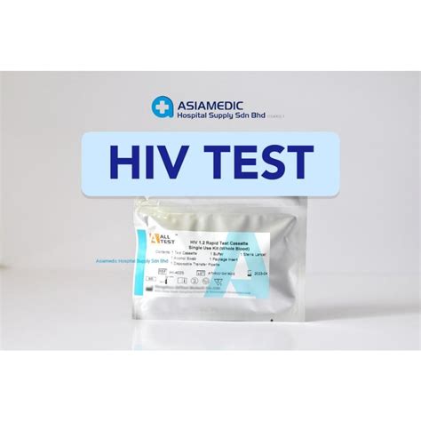 AllTest Wondfo AIDS Rapid Self Test Kit Aid Rtk Blood Home Tests Kits Std Sex Hiv Hivaids