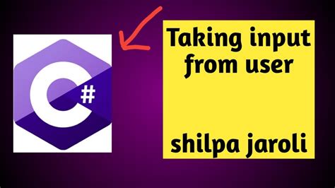 Taking Input From User In C Youtube