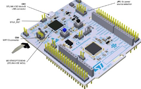The Commercially Purchased Board Stm Nucleo64 Stm32g431 Mb1367 1