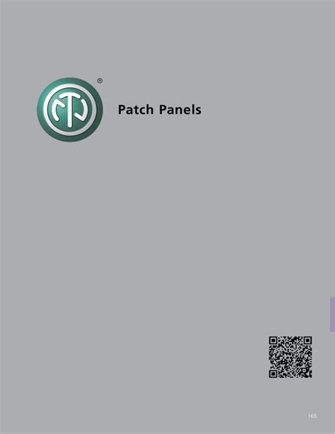 Section Patch Panels
