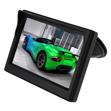 5 Inch Car Tft Lcd Monitor 800x480 Screen 2 Way Video Input For Rear View Backup Reverse Camera
