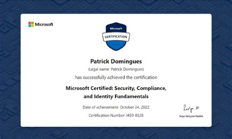 Microsoft Certified Security Compliance And Identity Training Program