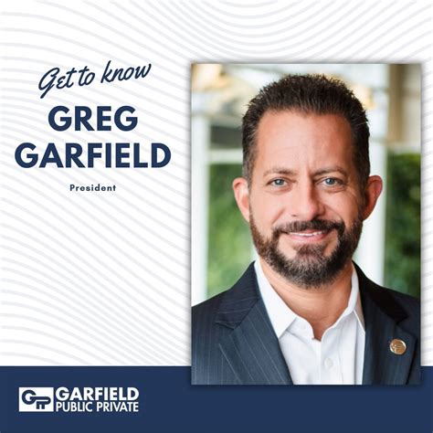 Garfield Publicprivate Llc On Linkedin Garfieldteam Gettoknowgreg Industryexpert