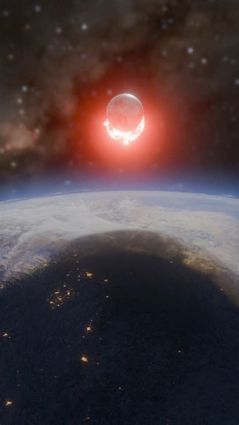 Solar Eclipse Made In Blender Rblender