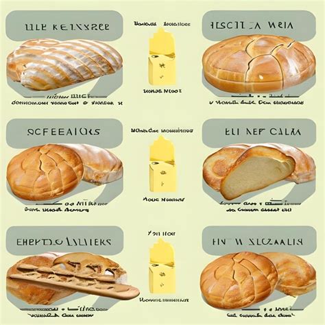 Un Mapa Con Continentes De Diferentes Tipos De Pan Y Foto Premium