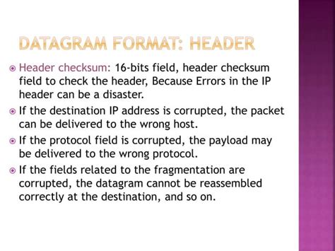 ch 19 network layer protocols section 1 pptx computer networking