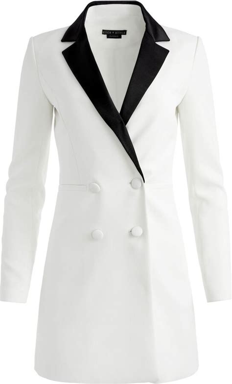 Alice Olivia Kryie Tuxedo Dress Shopstyle