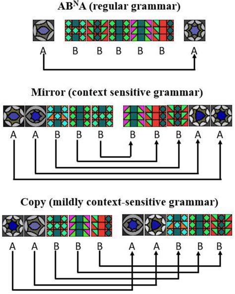 Examples Of Grammatical Sequences For All Three Grammars With N 5 Download Scientific Diagram