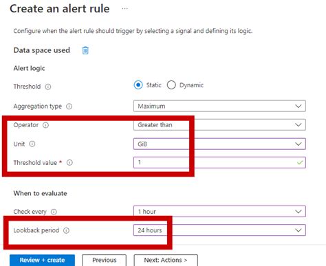 Performance Azure Sql Db Daily Growth Alert Creation Stack Overflow