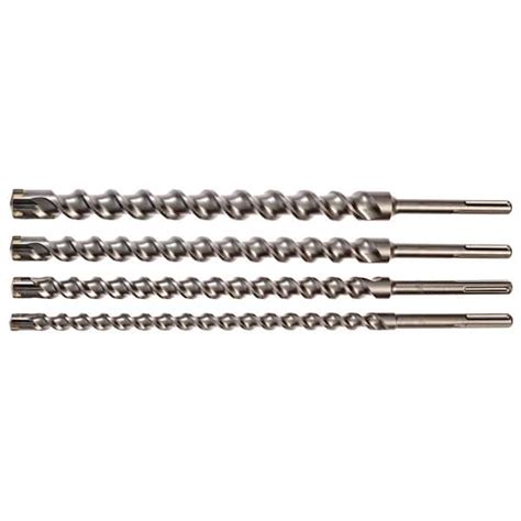 Kateya Carbide Tipped Sds Max Masonry Drill Bit Set 4 Piece Ctb4sm1