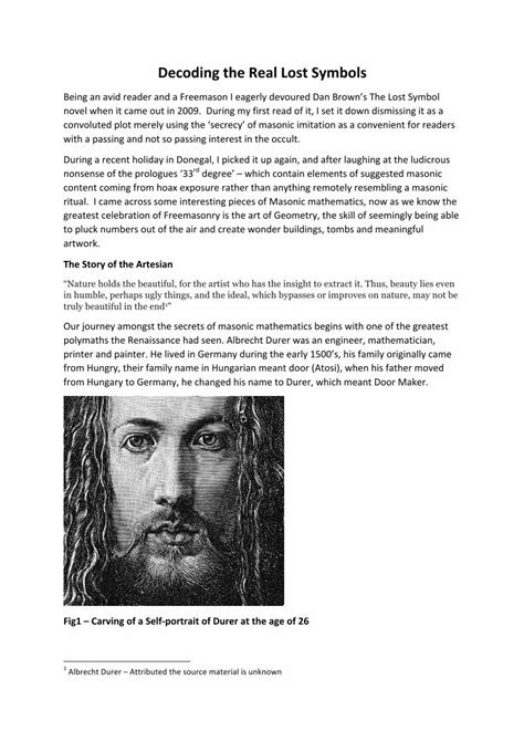 Pdf Decoding The Real Lost Symbols Irish Decoding The Real