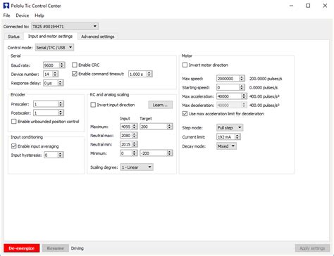 Tic T USB Multi Interface Stappenmotorcontroller Connectoren Gesoldeerd Opencircuit