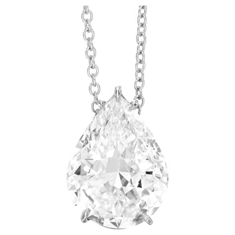 Type Iia Gia Certified 8 Ct Heart Cut Diamond Pendant Necklace For