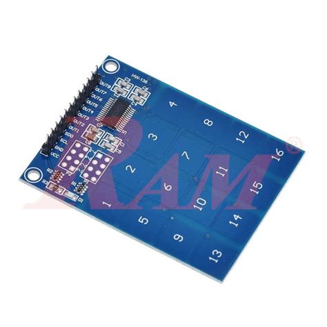 Ttp229 16 Digital Capacitive Touch Sensor Switch Module Ram Electronics Website