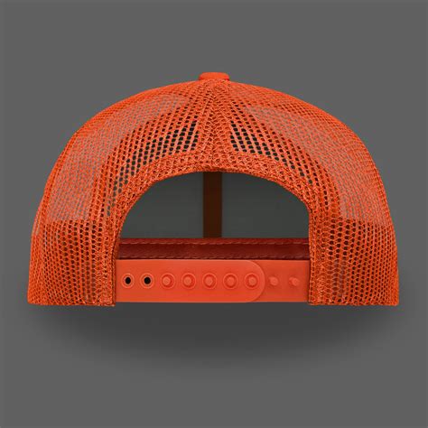 Ddc 001 Ddc Orangeorange Mesh” Action Cap — Draplin Design Co
