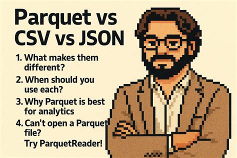 Parquet Vs Csv Vs Json Whats The Difference