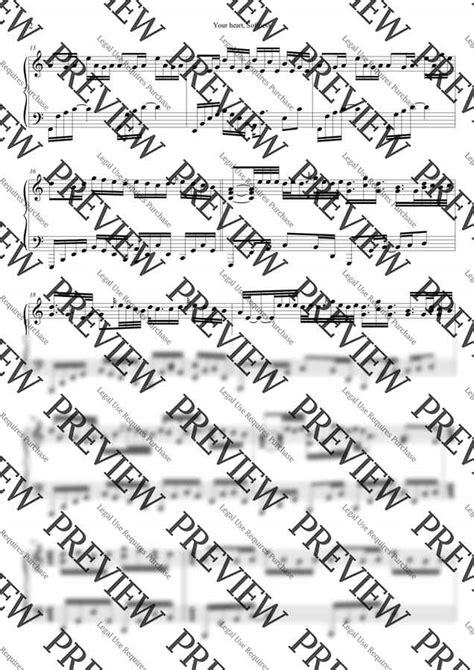 악보 악토버 October 그대의 심장 부드러움