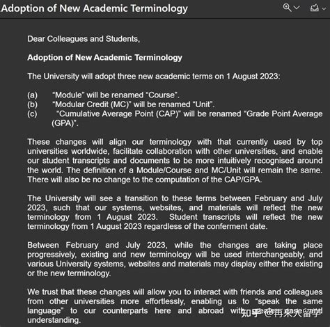 Usc、康奈尔项目介绍，nus学术名词cap Mc Module将迎来改变！新国立运动与体育学硕士申请 知乎
