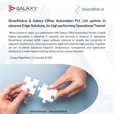 smarthub ai on linkedin galaxyautomation partnership edgecomputing
