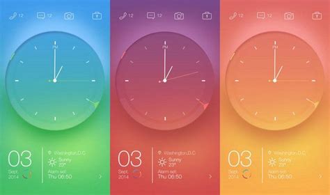 Clock UI Design