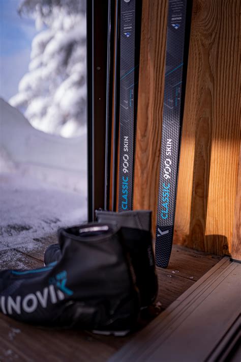 Mens Classic Cross Country Ski Boots Xc S 900 Black Smoked Black Turquoise Blue Inovik
