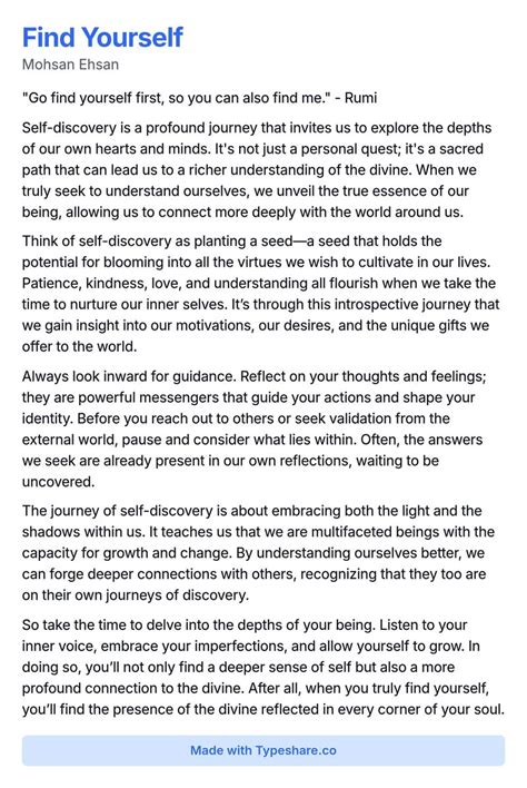 Mohsin Ehsan On Linkedin Find Yourself Read This Post And More On My Typeshare Social Blog …