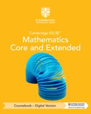 Cambridge IGCSE Mathematics Core And Extended Cambridge University Press Assessment