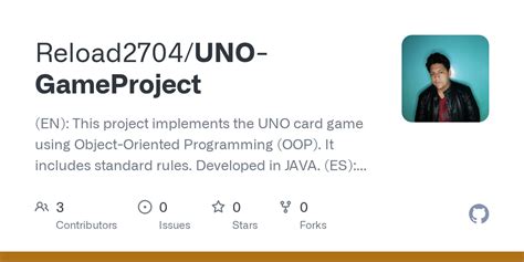 GitHub Reload UNO GameProject EN This Project Implements The UNO Card Game Using