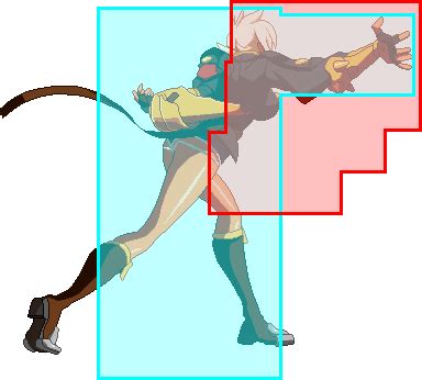 File BBCF Bullet B Hitbox Png Dustloop Wiki