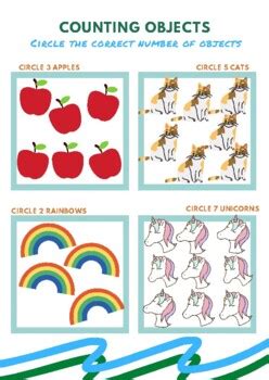 Counting Objects By Activities For Learning Teachers Pay Teachers