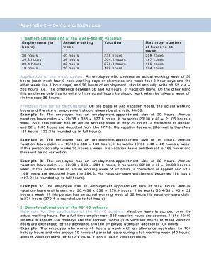 Fillable Online Appendix 2 Sample Calculations Fax Email Print PdfFiller