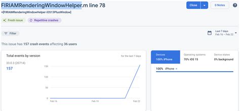 In Appmessaging Crash Firiamrenderingwindowhelperm · Issue 9376