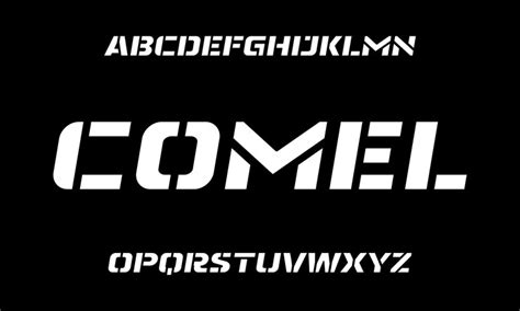 Premium Vector Modern Futuristic Geometric Vector Font