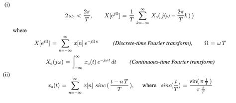 Solved The Nyquist Shannon Sampling Theorem Is A Theorem