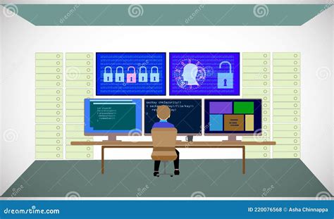 Concept Of Penetration Testing Vector Illustration Stock Vector Illustration Of Business