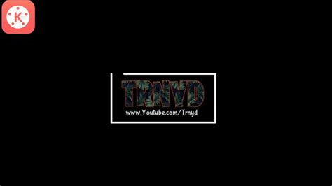 minimal intro and teks animation in kinemaster youtube