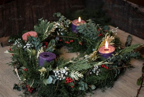 Advent Crown Second Week Photo Cathopic