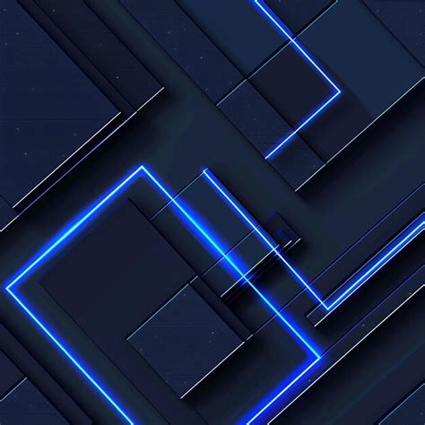 Blue Background With Blacktoblue Rectangles Premium Ai Generated Image