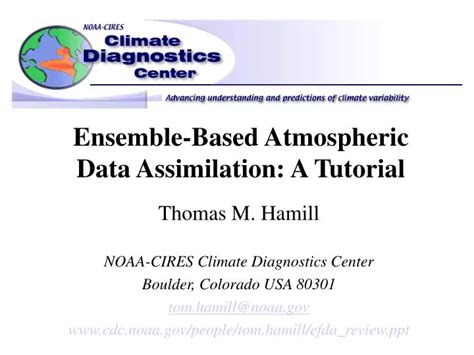 Ppt Ensemble Based Atmospheric Data Assimilation A Tutorial