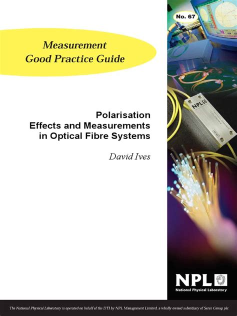Polarisation Effects And Measurements In Optical Fibre Systems Pdf