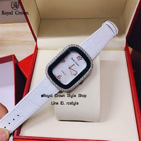นาฬิกา Royal Crown แท้ 100 Free ต่างหูเพชร1คู่ จัดส่งพร้อมกล่องครบ