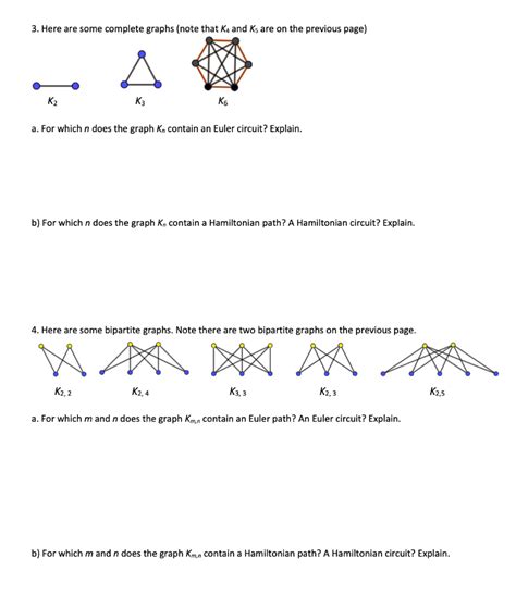 solved 3 here are some complete graphs note that k4 and k5