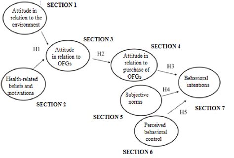 Conceptual Framework And The Proposed Relations Among Tpb Constructs
